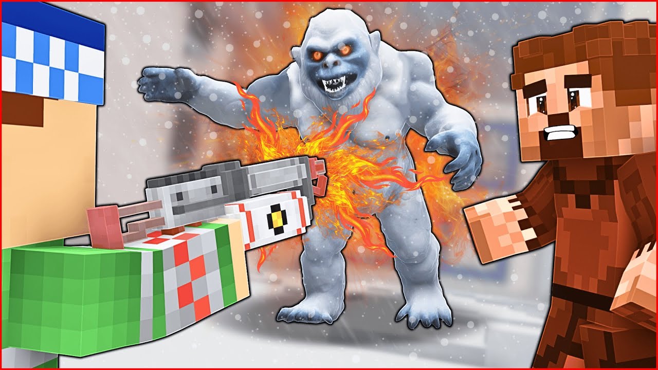 KEREM KOMİSER VE FAKİR, KAR CANAVARINI ERİTTİ! 😱 - Minecraft - YouTube