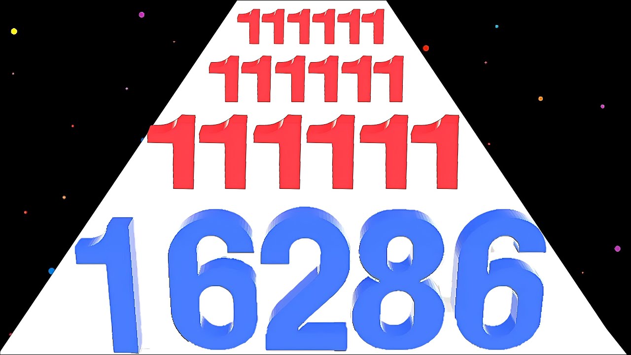 Merge Number Run 3D : Number Muncher + Level Up Number Run ( Maths game ...