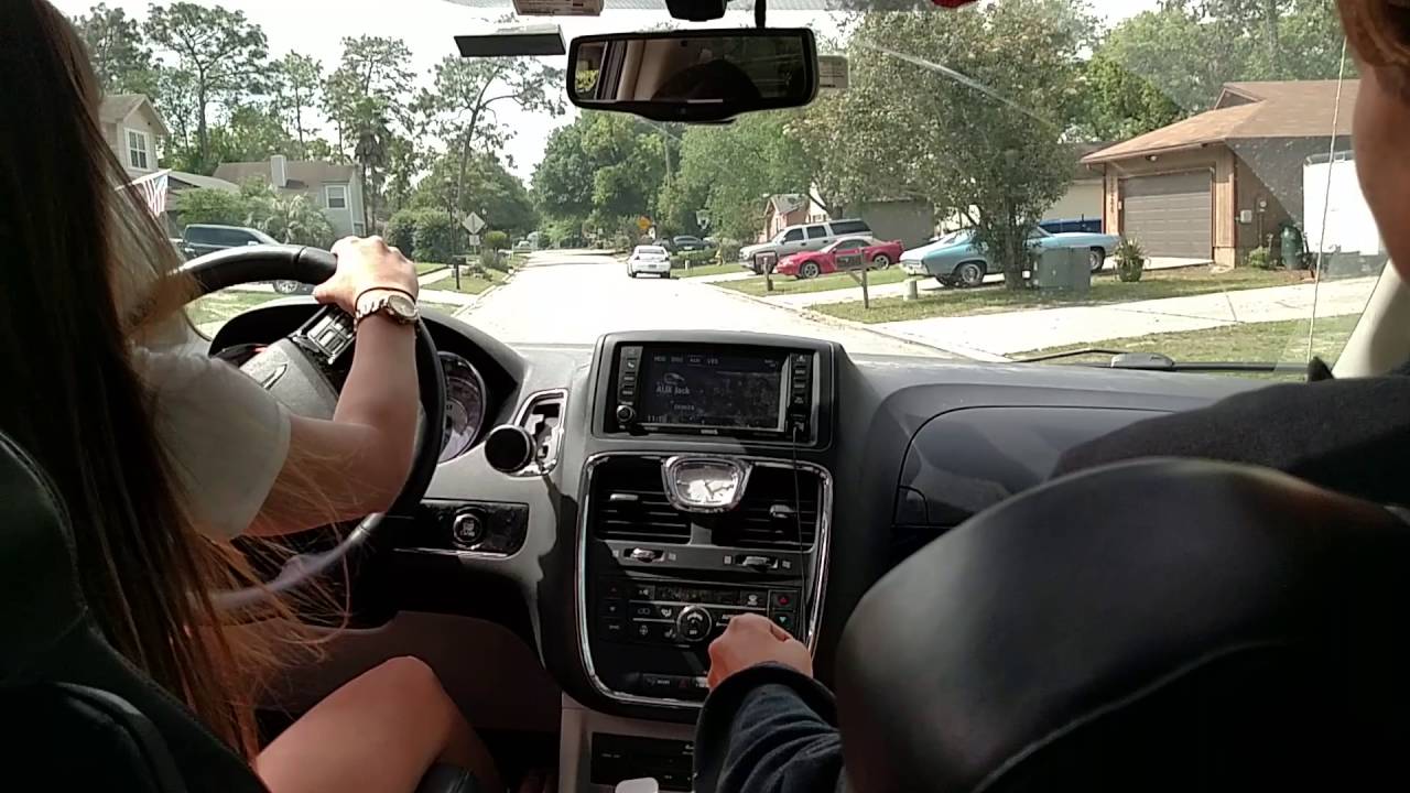 Ashlee's first time driving - YouTube