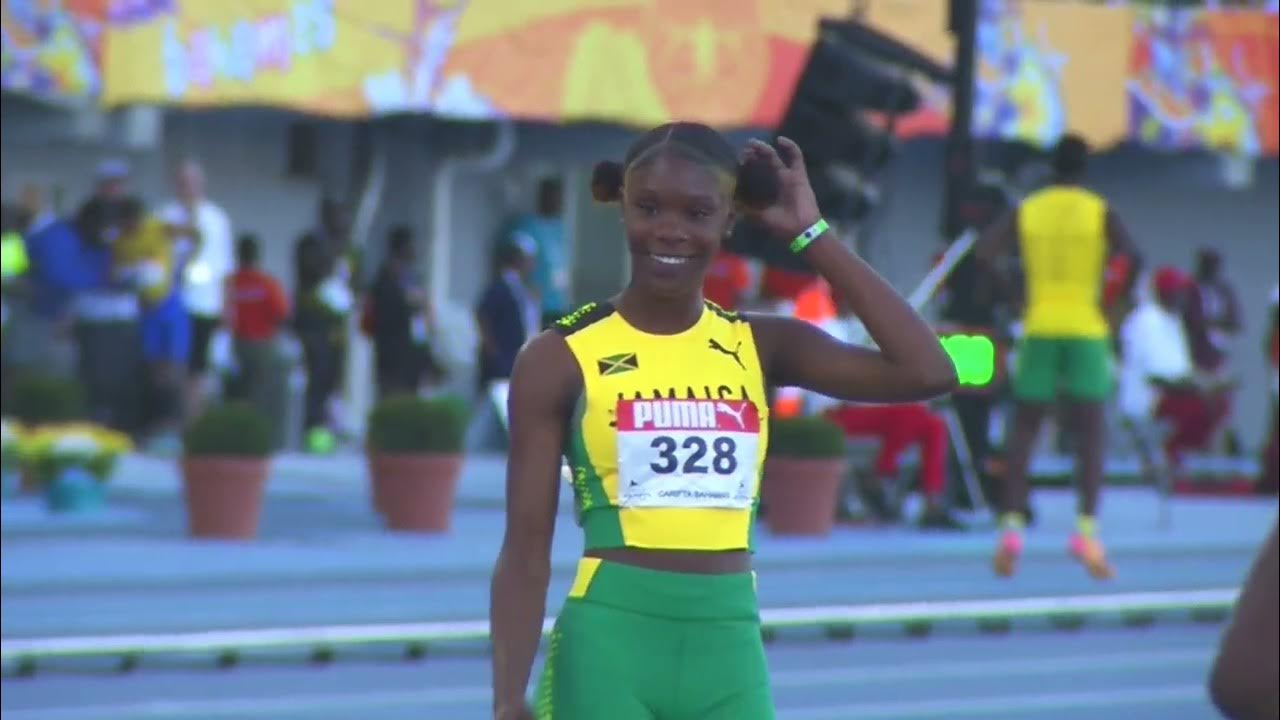 CARIFTA50: 400m U-17 Girls' Final | CEEN TV - YouTube