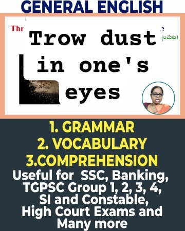 Throw Dust in Someone's Eyes 😵‍💫 | English Idiom Explained in Seconds ...