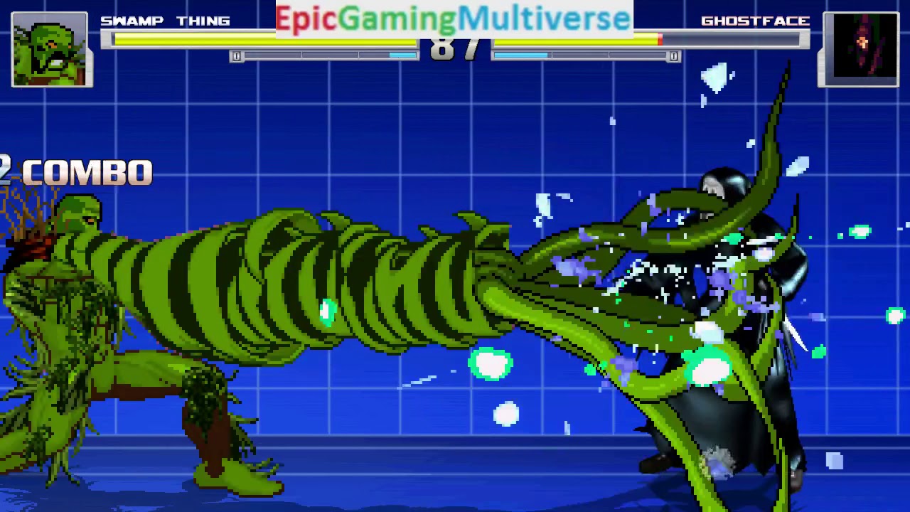 Ghostface VS Swamp Thing On The Hardest Difficulty In A MUGEN Match ...