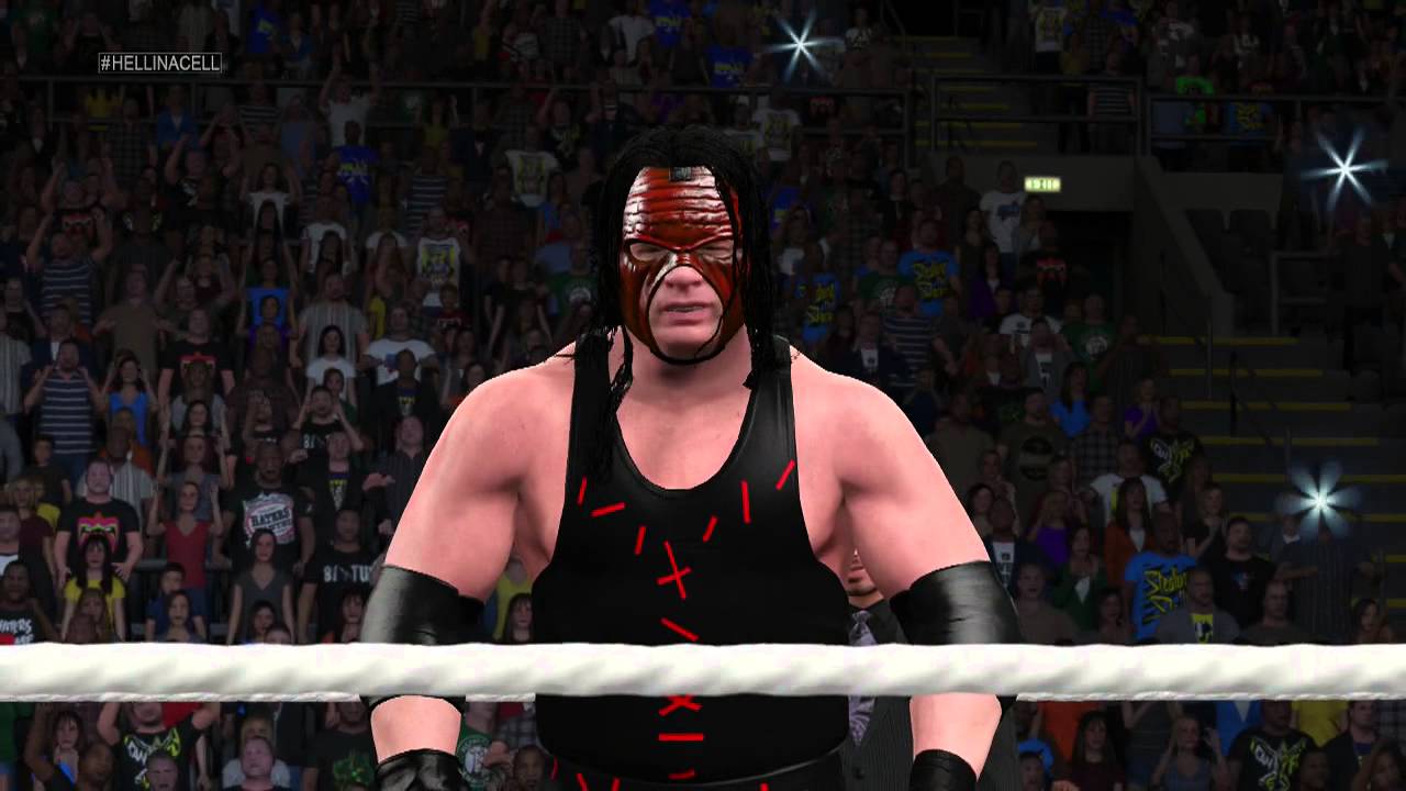WWE 2K15- Kane vs Seth Rollins inside the Cell! - YouTube