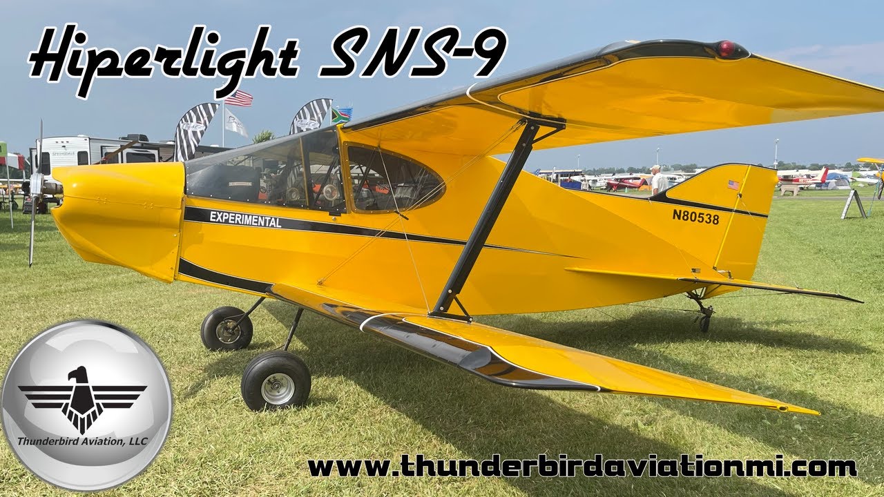 Hiperlight SNS 9, light sport aircraft update, Ron Jones Thunderbird ...