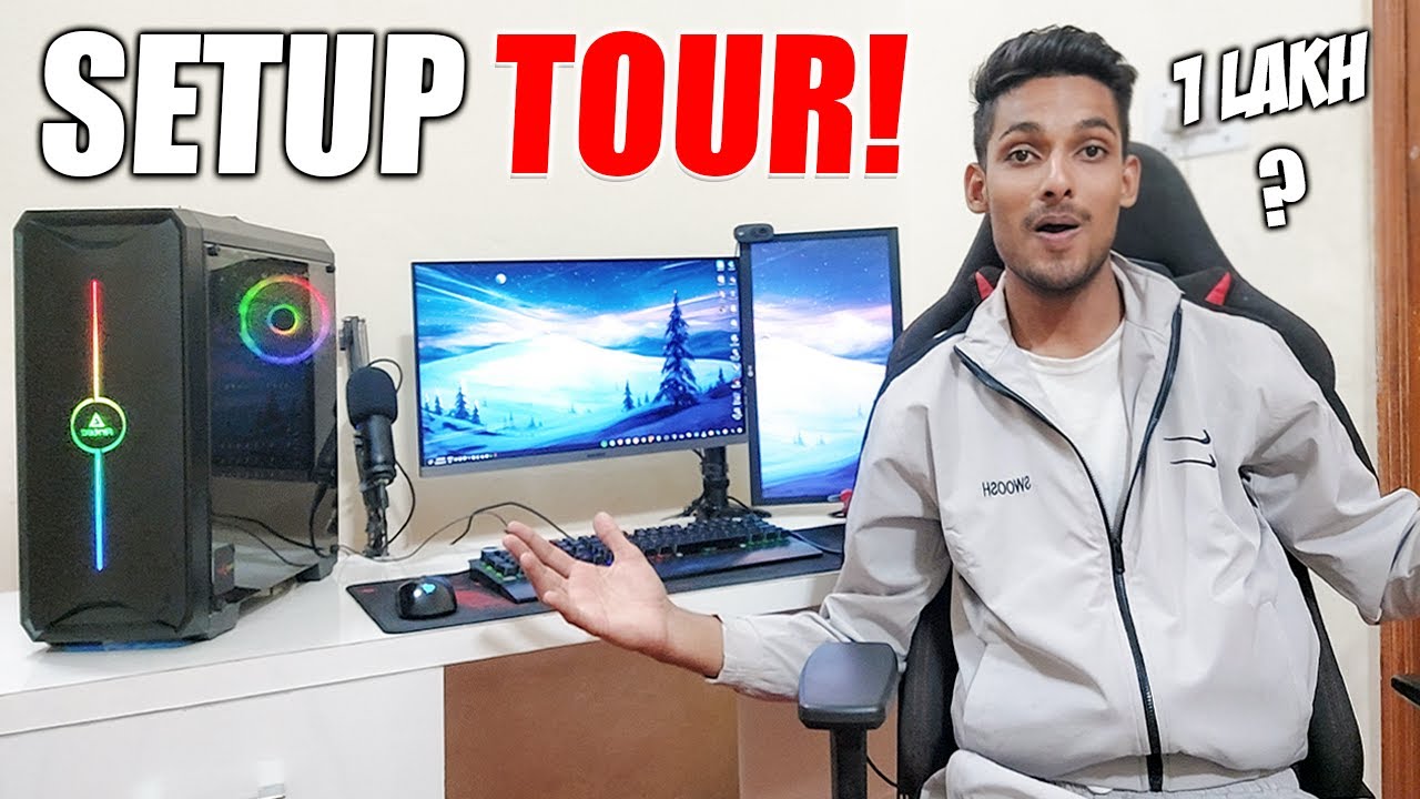 My Budget Gaming Setup Tour Hindi! | How I Record My Videos and More ...