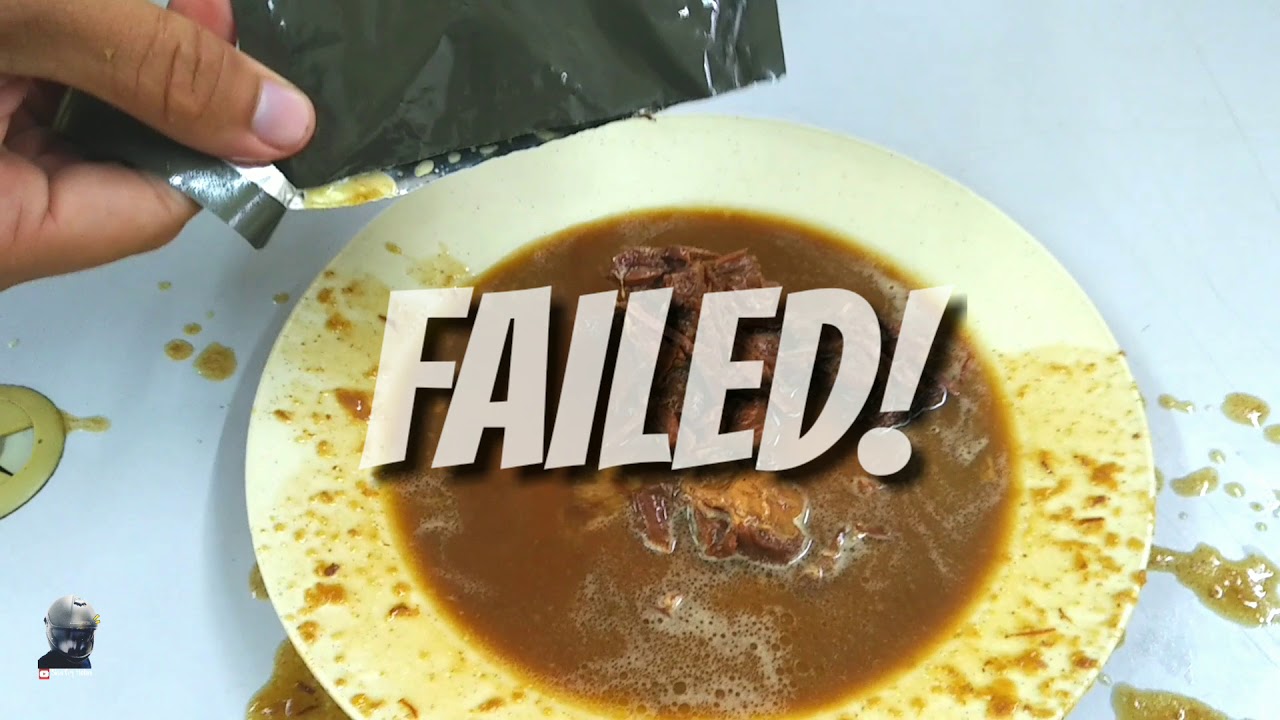 #14 MELANTAK | Kami Cuba Makanan Tentera Malaysia - Rasanya Yang Tak ...