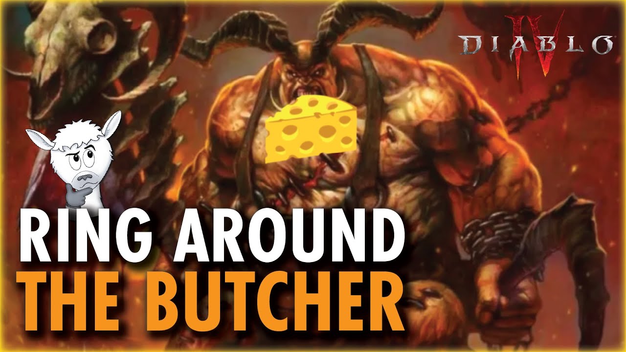 How to Cheese The Butcher in Diablo IV: Vet Difficulty | Barbarian ...