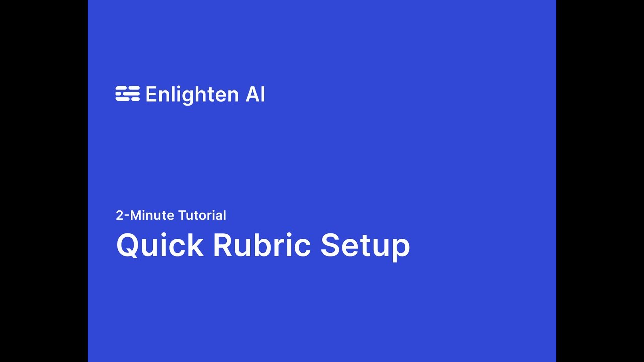 2-Minute Tutorial - Quick Rubrics - YouTube