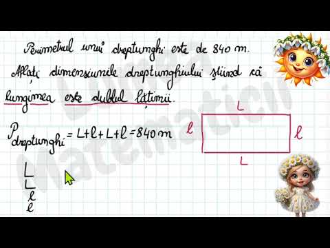 Perimetrul unui dreptunghi - YouTube