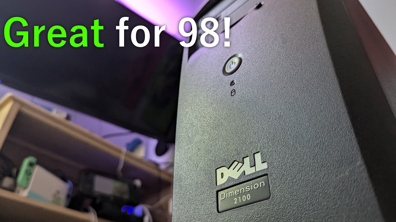 Dell Dimension 2100: The ultimate Windows 98 PC? - YouTube