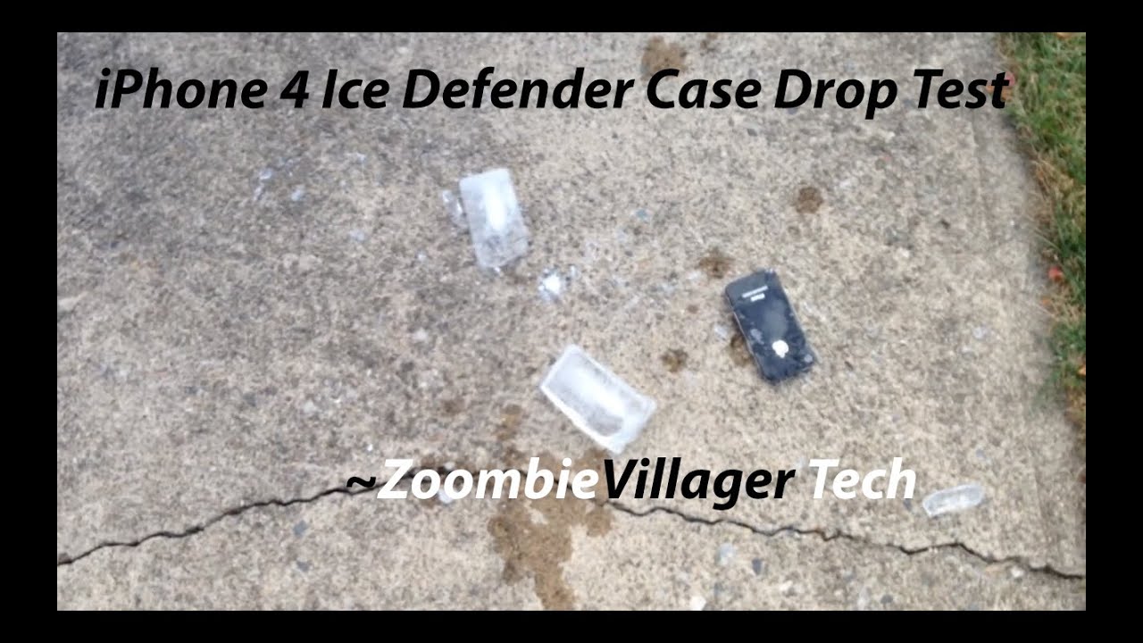 iPhone 4 "Ice Defender" Drop Test - YouTube