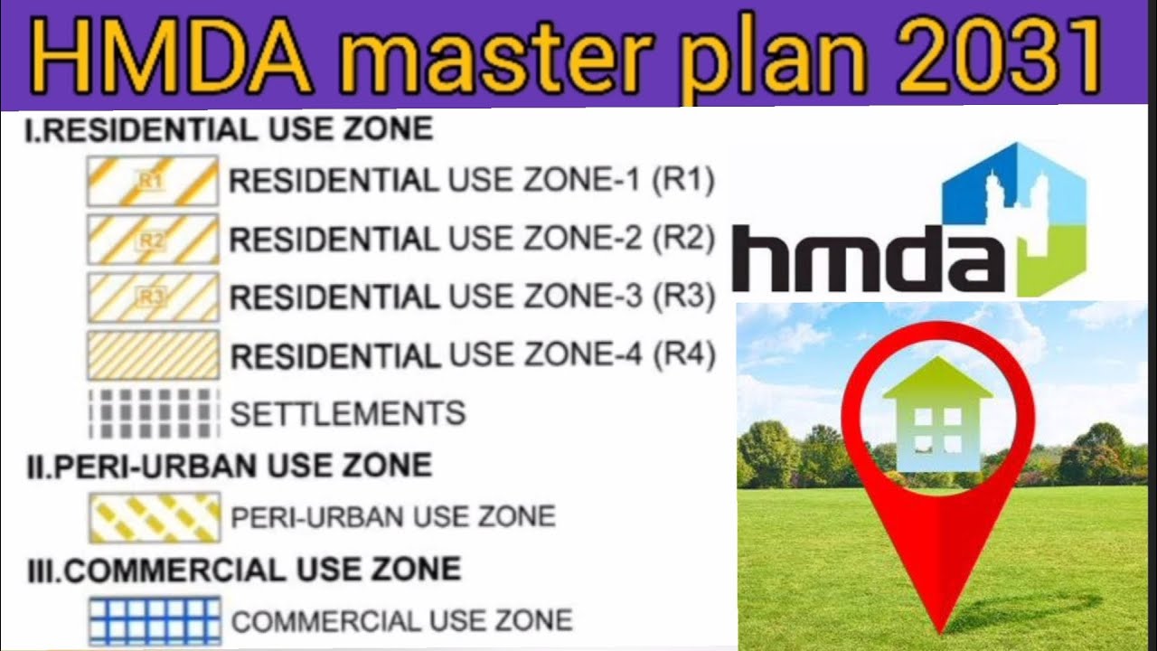 HMDA master plan 2013 || Hyderabad Zones || #openplots #HMDAZones G.O ...