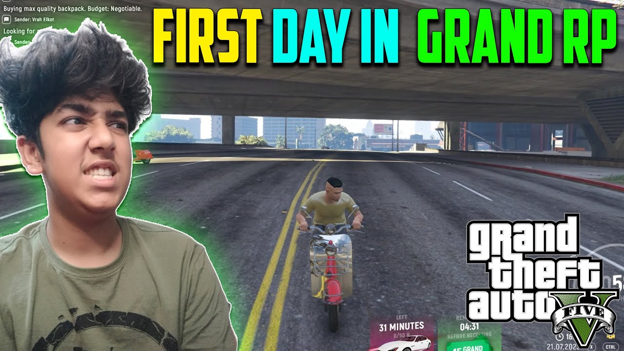 First Day In GTA 5 Grand RP | GTA 5 Grand RP #1 | Pranto Bisht - YouTube