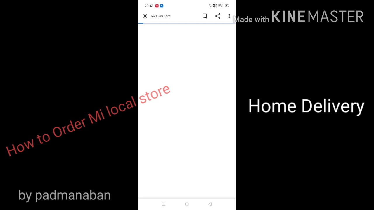 How to order home delivery for mi product in local.mi.cm # ...