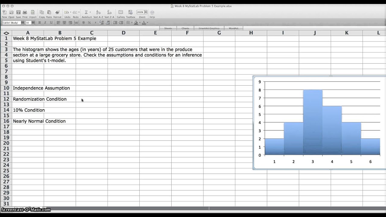 Week 8 MyStatLab Problem 5 Example - YouTube