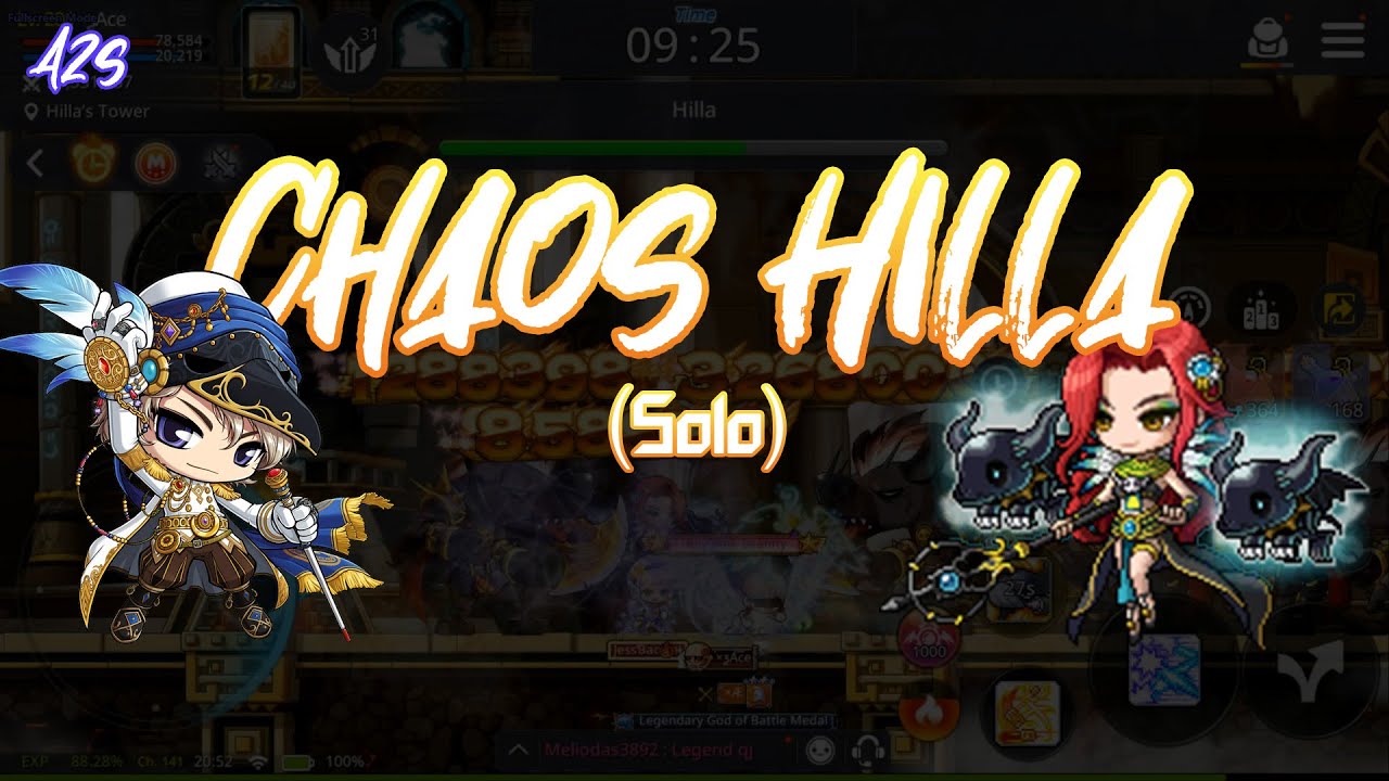 [A2S Maplestory M] Chaos Hilla Single Mode (+Guide) - YouTube