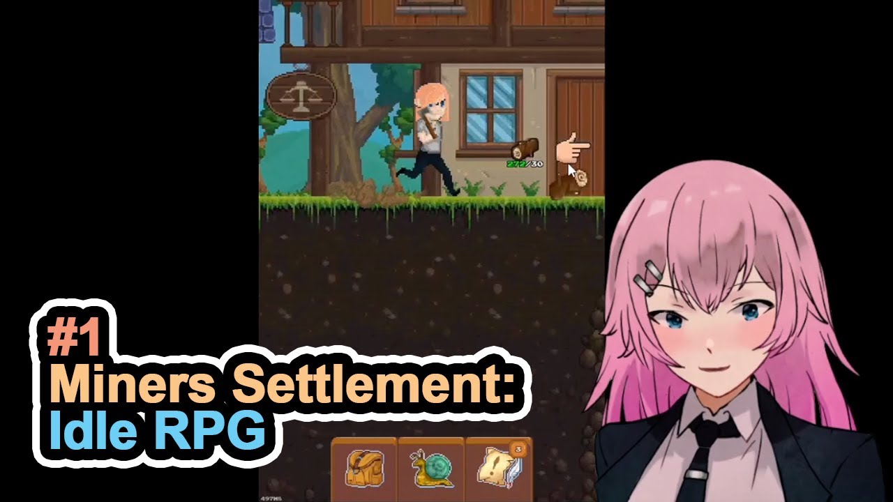 OPEN WORLD PIXELATED SIM IDLE GAME | Miners Settlement: Idle RPG | Part ...