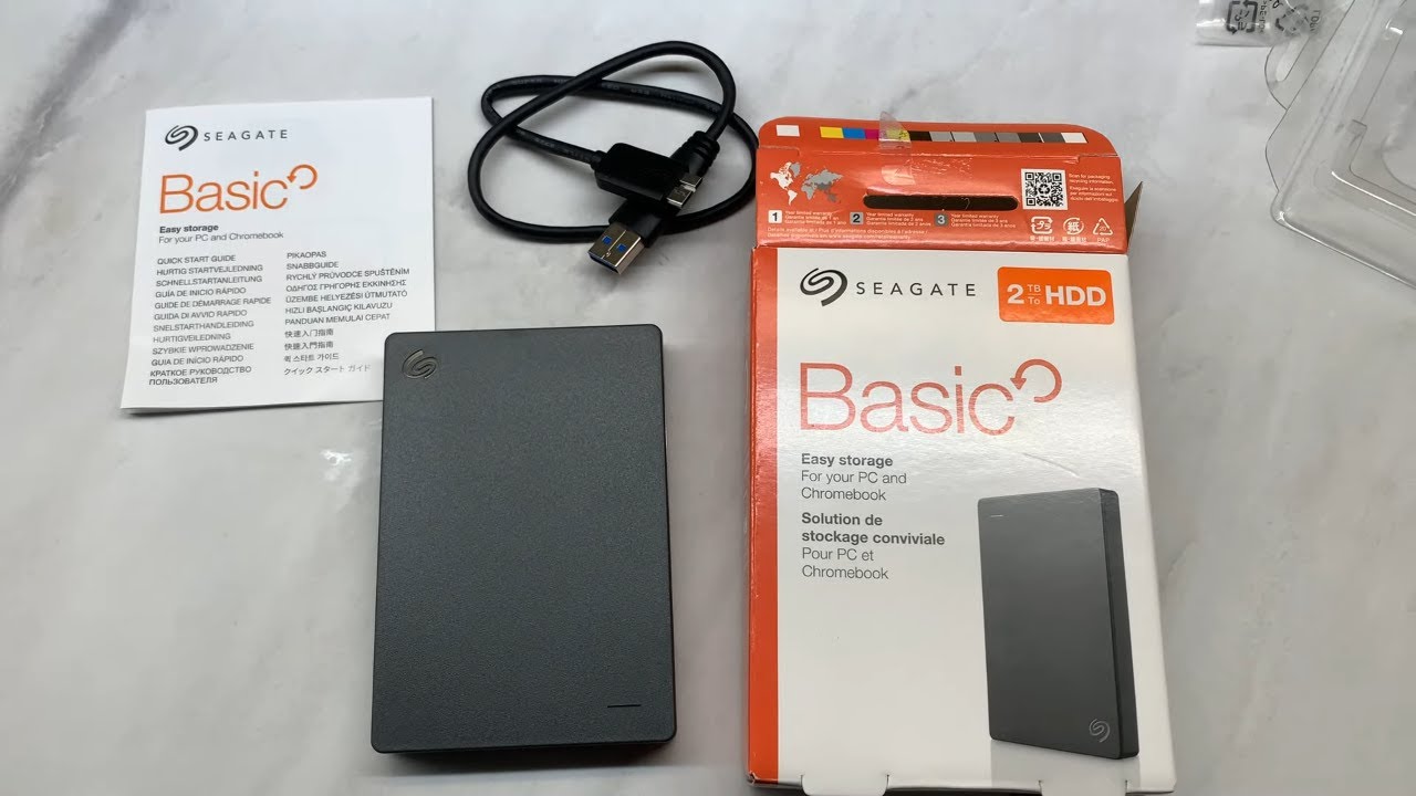 Seagate Basic STJL2000400 External Portable Drive 2TB 2.5" USB 3.0 ...