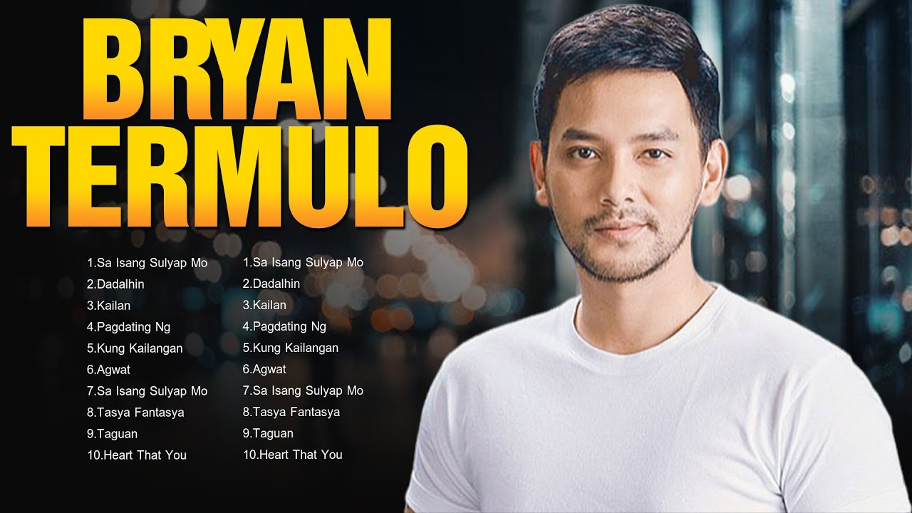 Bryan Termulo ~ Latest album released OPM TAGALOG LOVE SONGS is ...