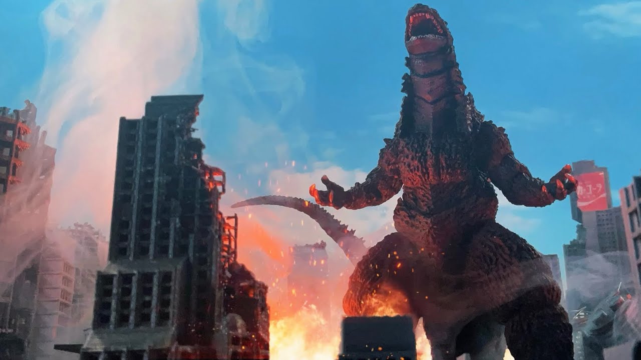 Godzilla Returns Pt.1 Remastered stop motion - YouTube