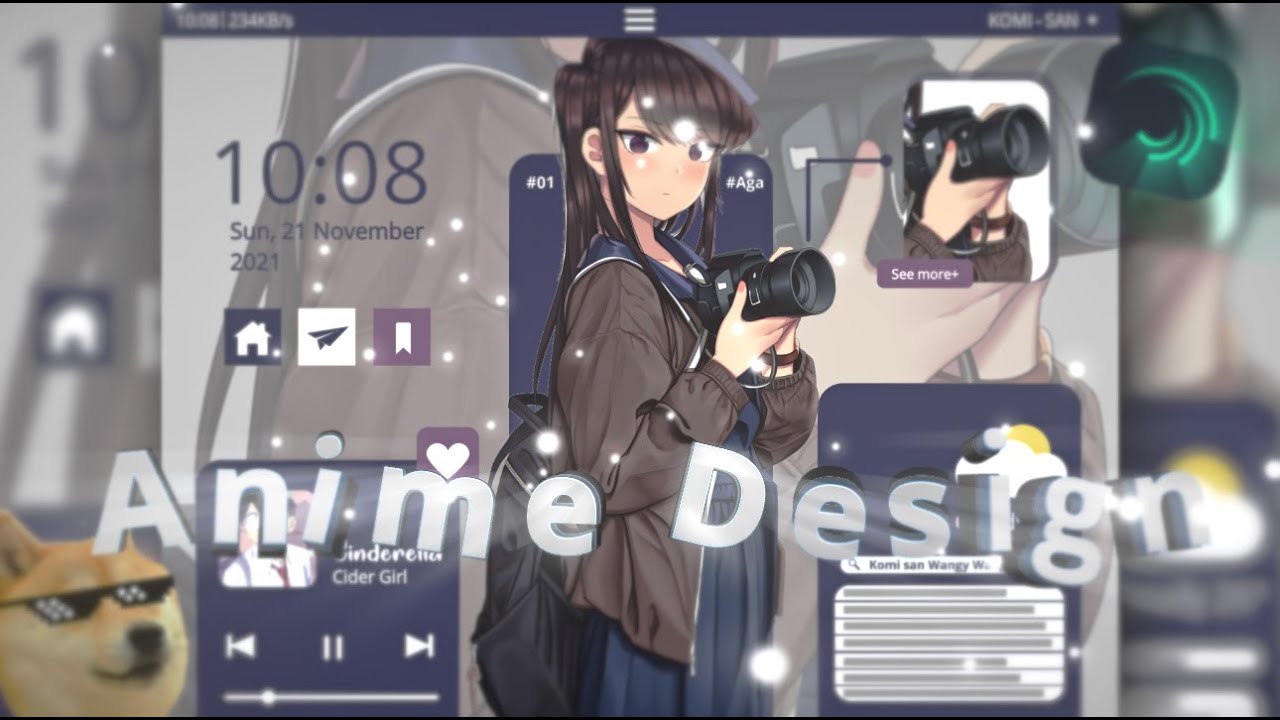 Anime Design Tutorial and Watch Me Edit Gfx Style Ui - Alight Motion ...