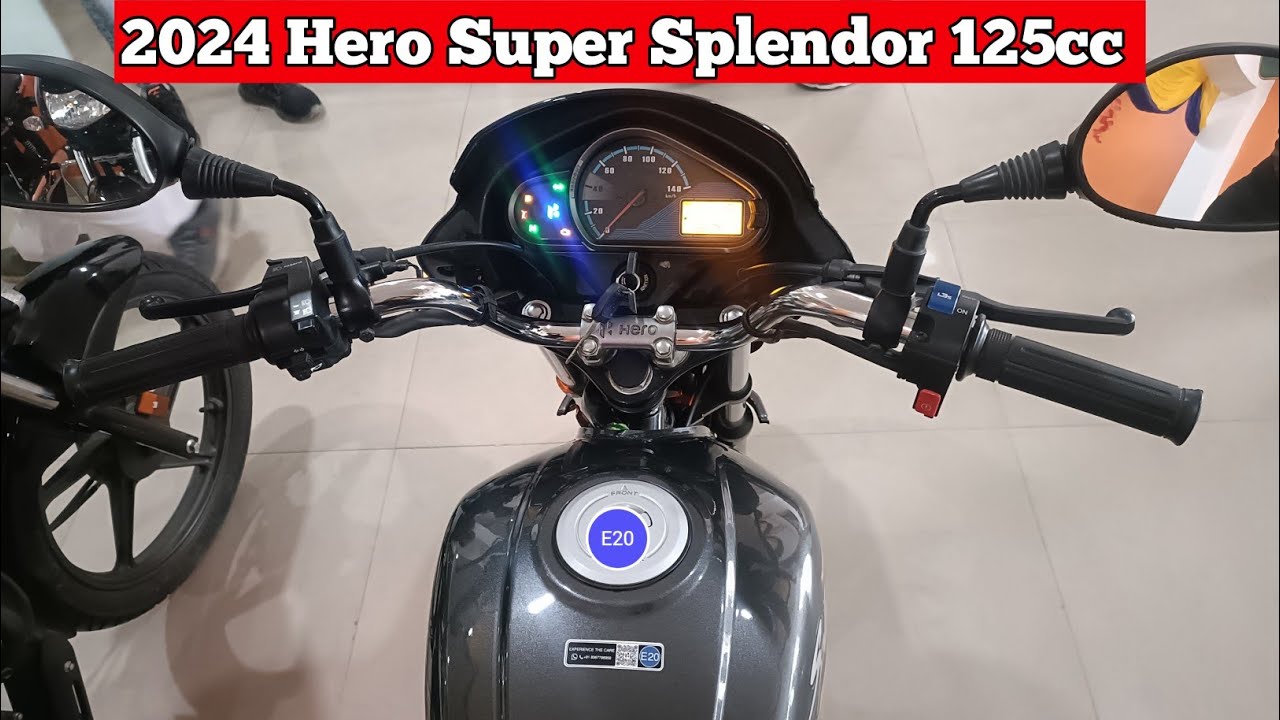 Ye Hai 2024 Model Hero Super Splendor 125Cc OBD-2 Bs7 Full Details ...