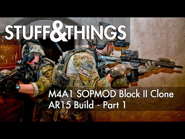 Homemade M4a1 Sopmod Carbine Wooden Gun Assault Rifle Youtube