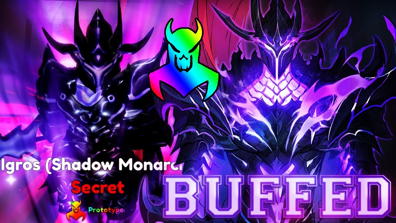 Buffed Prototype Igris Showcase in Anime Guardians Roblox Igros Shadow ...