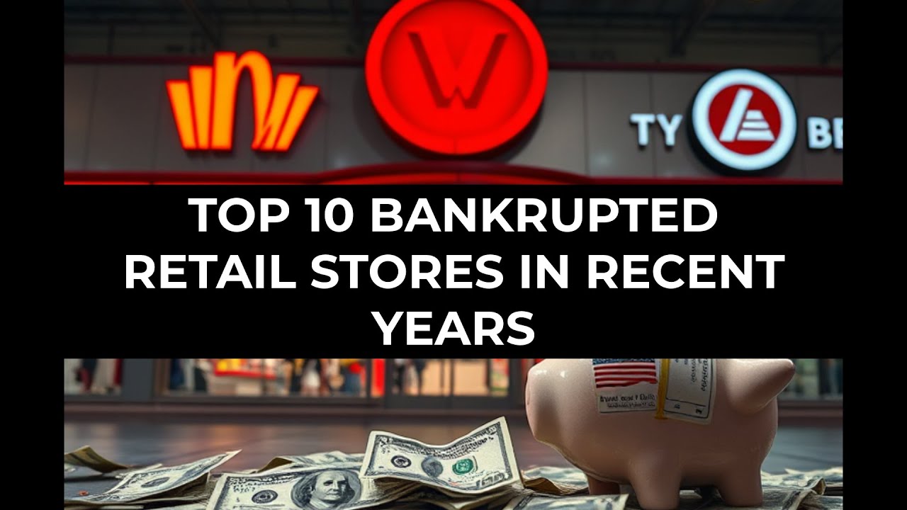 Top 10 BANKRUPTED Retail Stores in Recent Years! - YouTube
