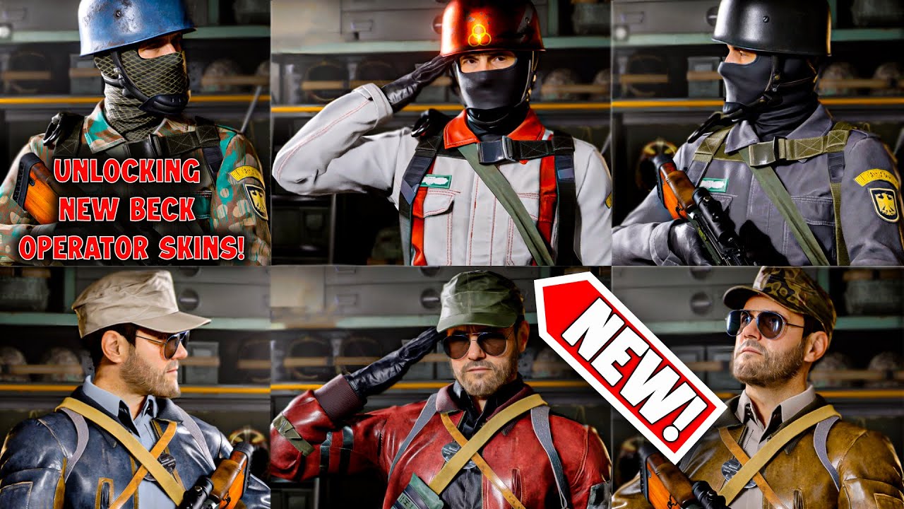 HOW to UNLOCK BECK SKINS in COD BLACK OPS COLD WAR! UNLOCKING BECK ...