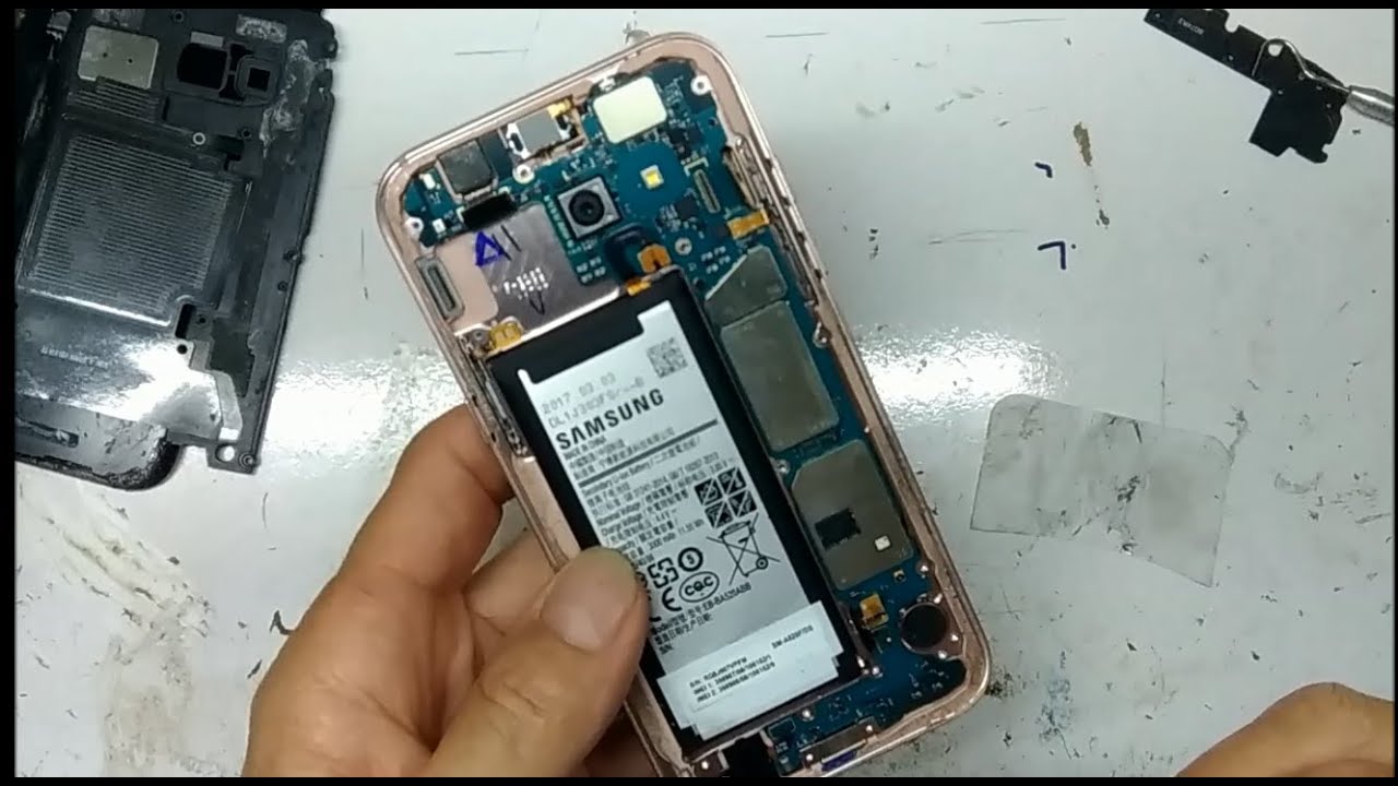 Como abrir celular samsung A5 2017 A520F - YouTube