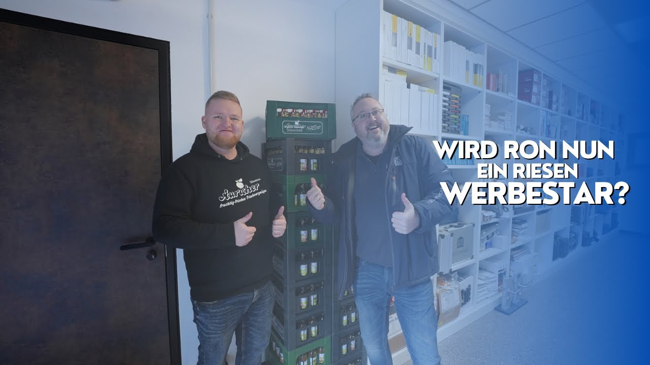 Ron das Werbegesicht - Bald auf Apfelsaft Flaschen zu sehen? - YouTube