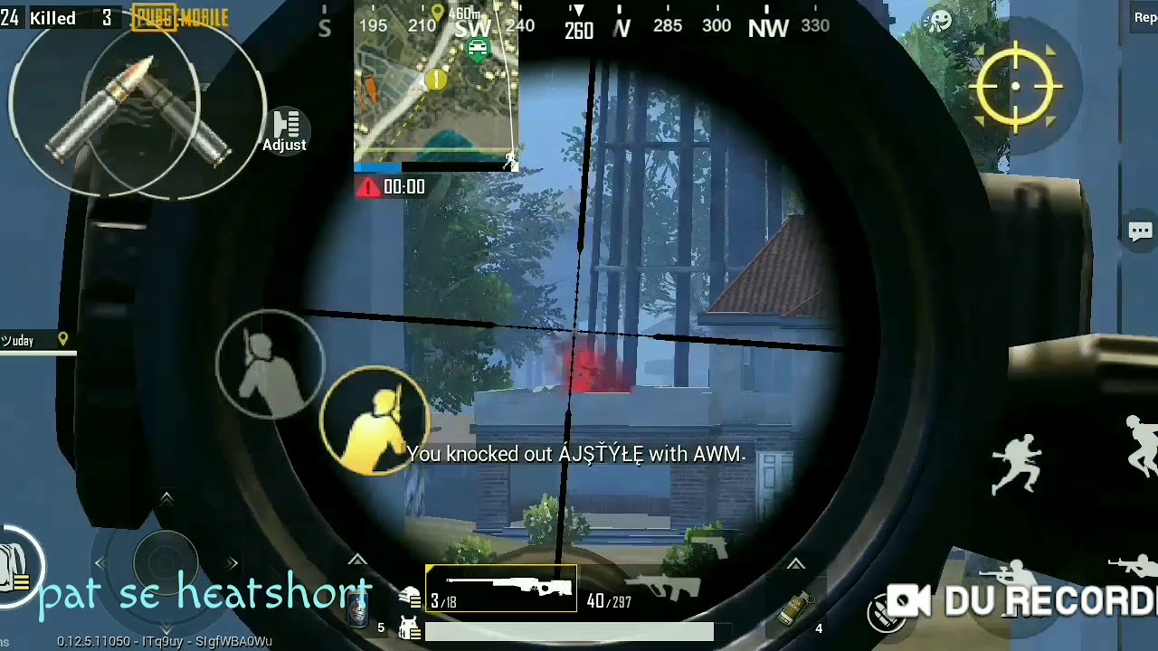 Pat se headshot by me 😎not perfect like dynamo but clear headshot by me ...