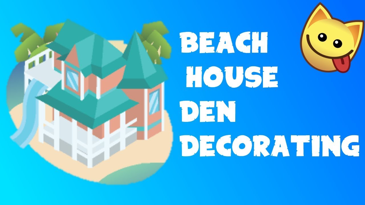 Beach House Den Decorating / Animal Jam - YouTube