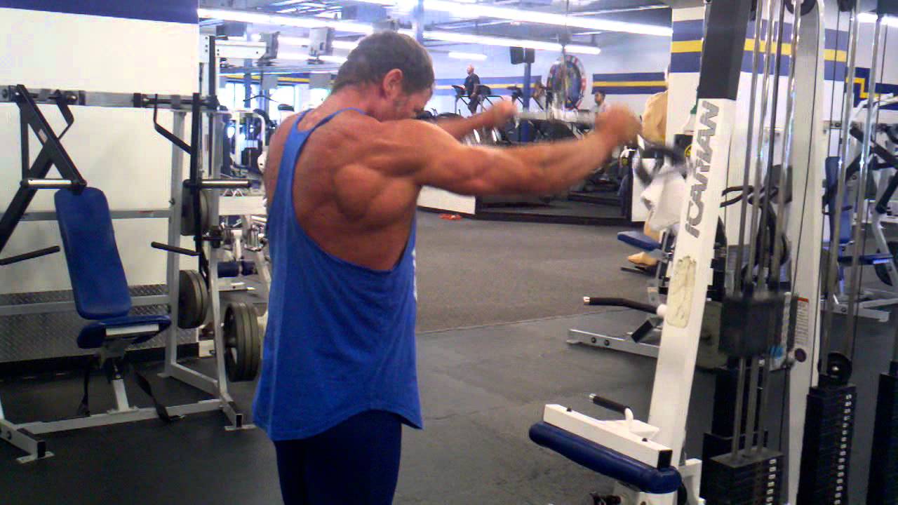 Straight Arm Pulldowns - YouTube