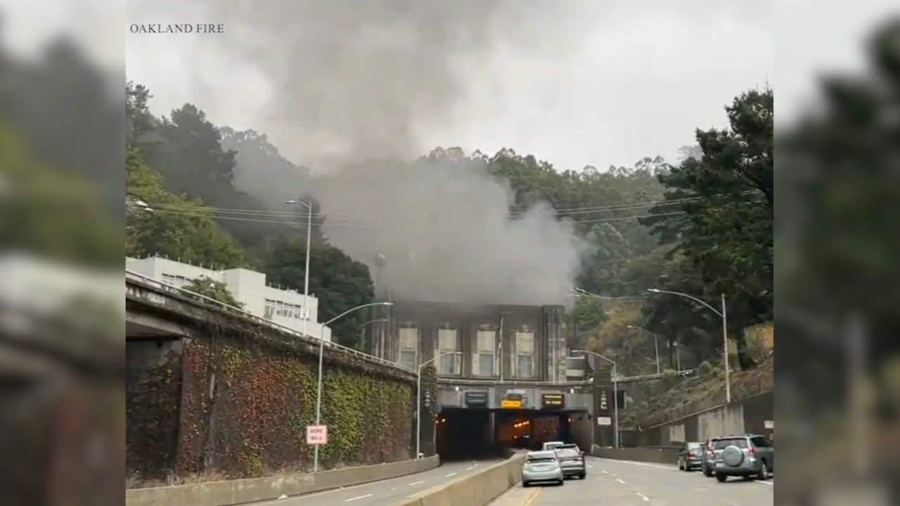 Highway 24 reopens after Caldecott Tunnel car fire blocks eastbound ...