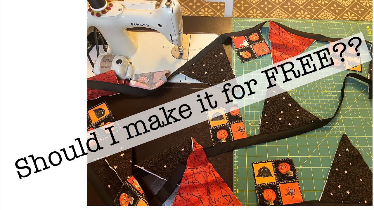 Sew for FREE or buy it? | Simple sewing | Holiday banner garland | EASY ...