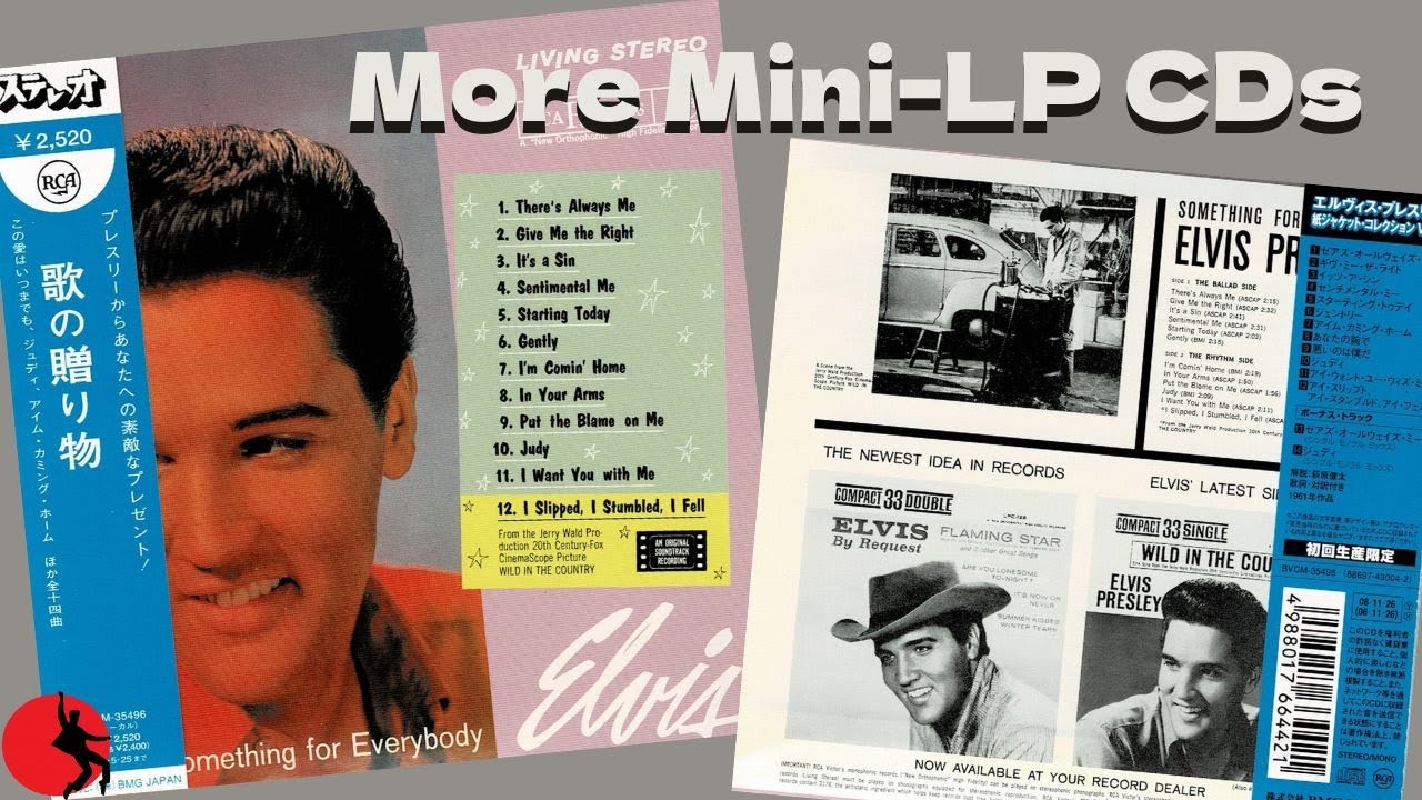 Japanese Mini LP CDs Series 3 from 2008, Elvis Presley - YouTube