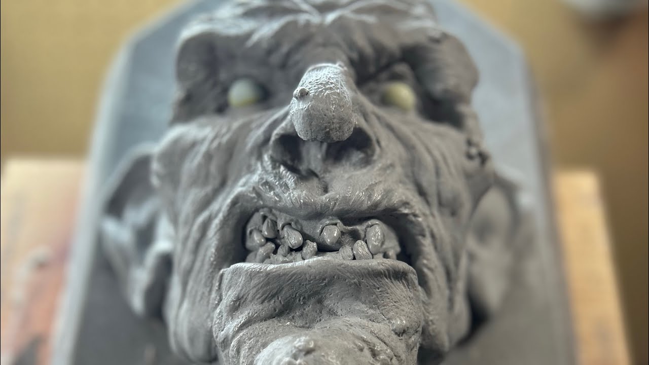 Horror Witch Hag Sculpt in Monster Clay Timelapse - YouTube