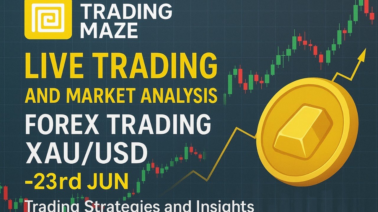 Live Trading and Market Analysis:Forex Trading XAU/USD -23rd Jun ...