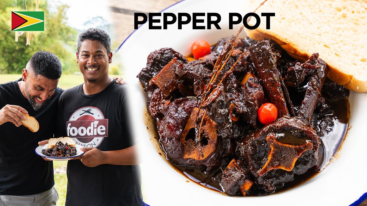 Guyanese Pepper Pot with Plait Bread by Chef Devan in Trinidad & Tobago ...