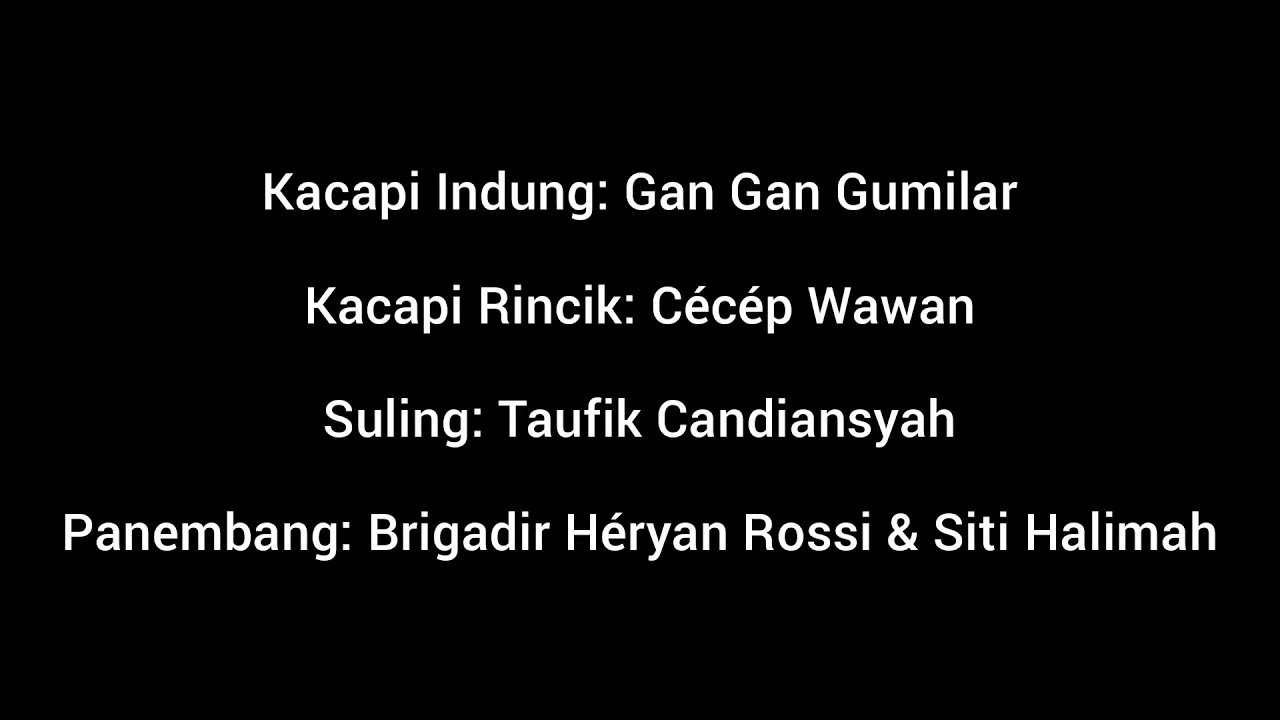 TEMBANG SUNDA CIANJURAN LARAS SOROG, MAMAOS: ADUMANIS - PANAMBIH ...