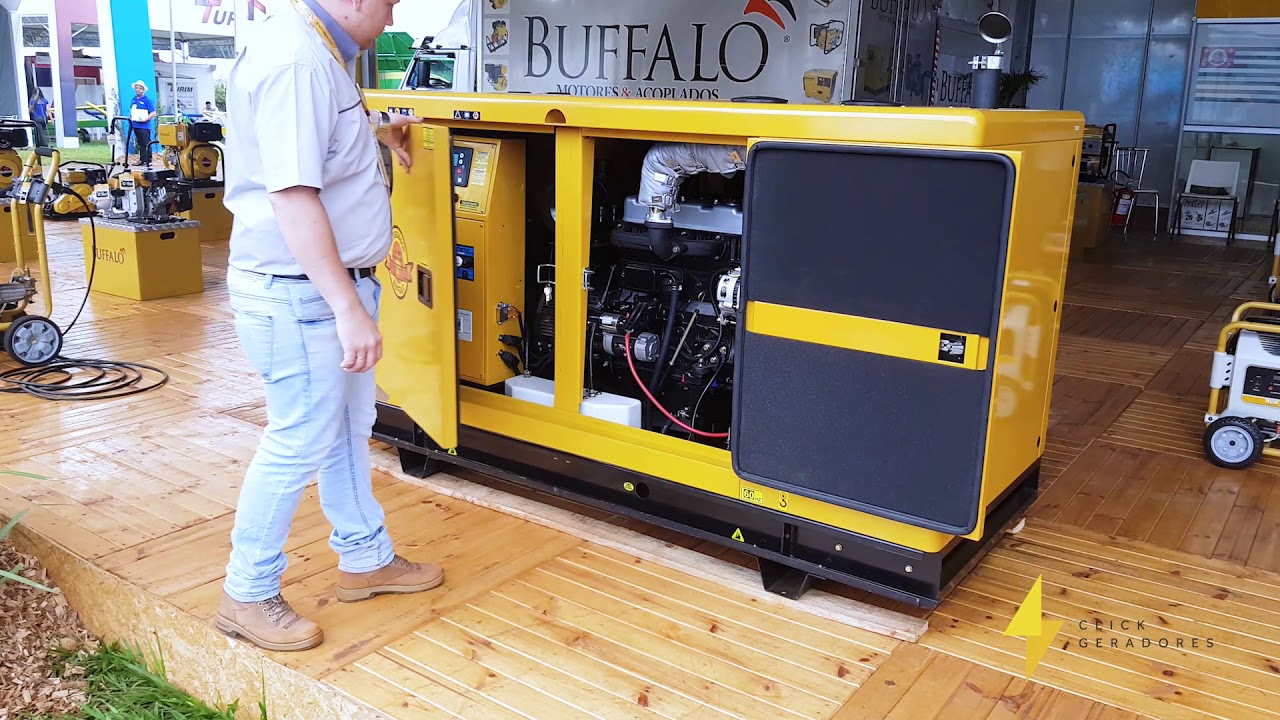 Ligando o Gerador Buffalo BFDE 32000 - YouTube