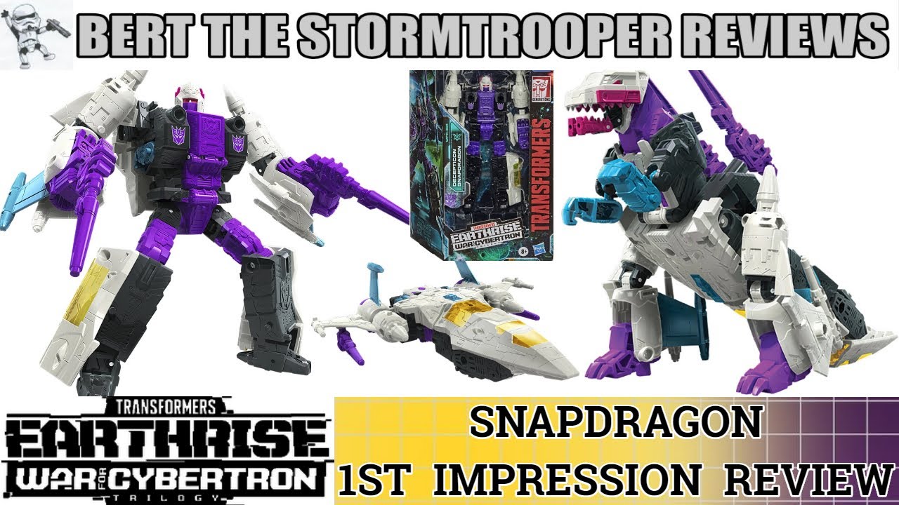 Transformers Earthrise SNAPDRAGON! 1st Impressions Review! Bert the ...