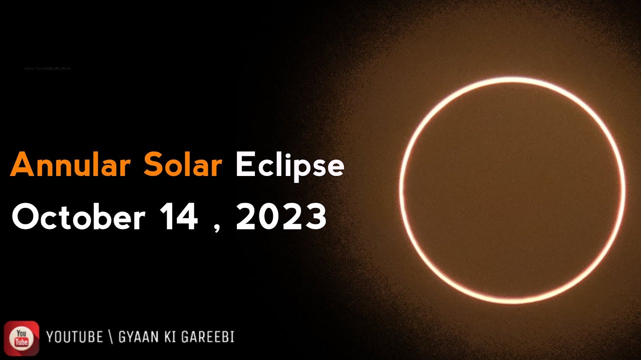 Watch Live : Annular Solar Eclipse | 14 October Annular Solar Eclipse - YouTube