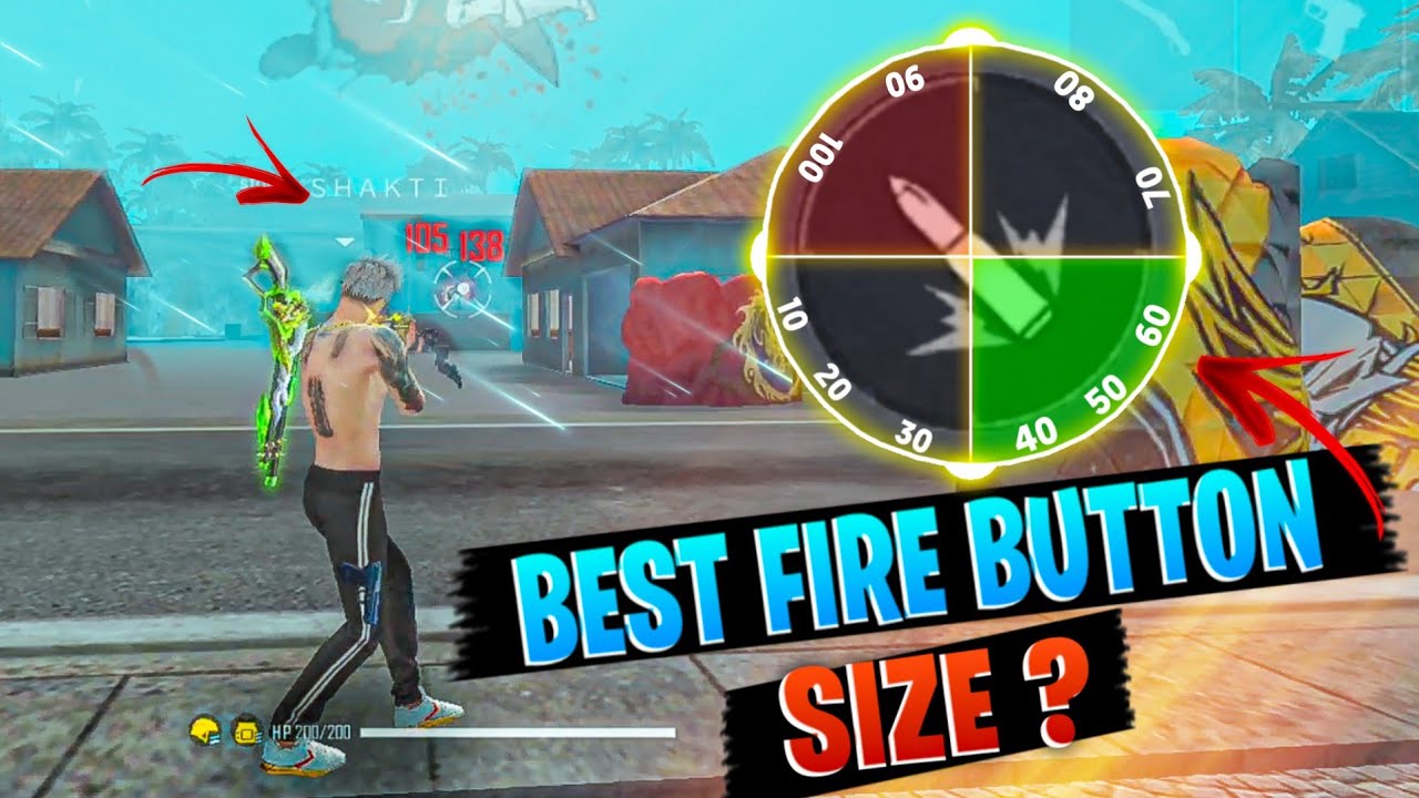 BEST { FIRE BUTTON SIZE } FOR HEADSHOT IN FREE FIRE // Free Fire Best ...