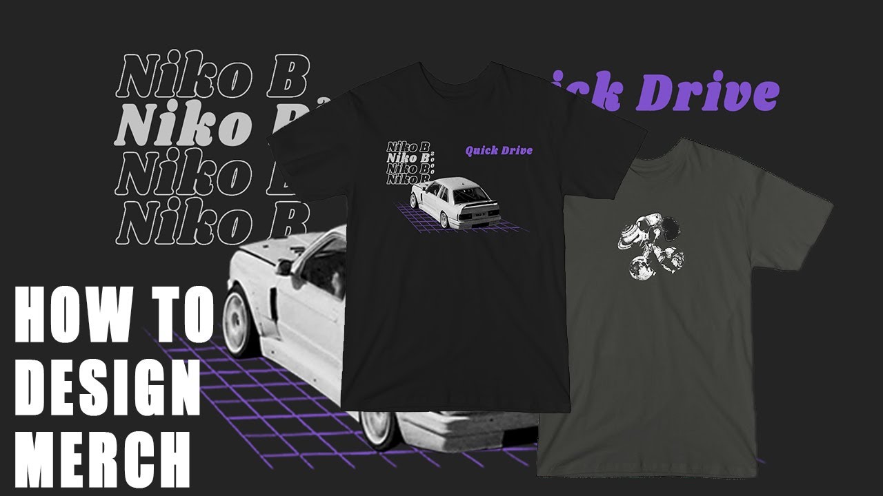 How to Create Merch on Photoshop (Basic guide) - YouTube