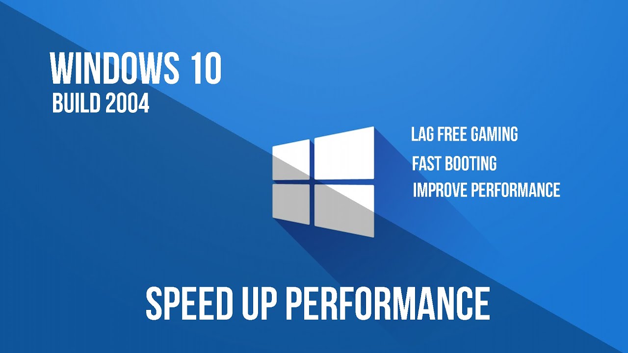 How to Speed Up Your Windows 10 build 2004 Performance | Simple Trick ...