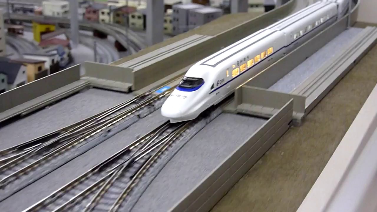 CRH2 统型 N比例 模型 - YouTube