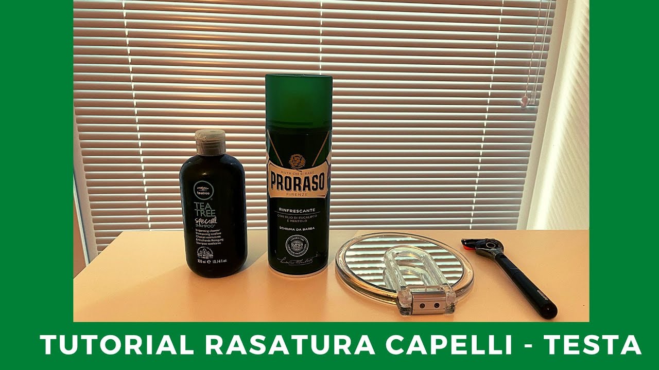 RASATURA CAPELLI TESTA CON LAMETTA - Tutorial Rasatura testa ITA - YouTube